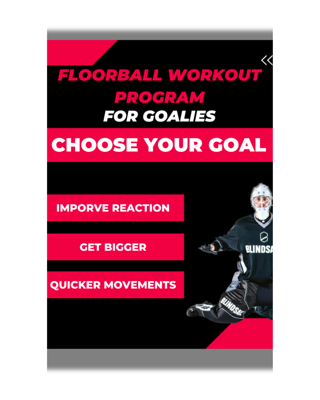 Goalie Floorball Workout Program – FloorballFrenzy
